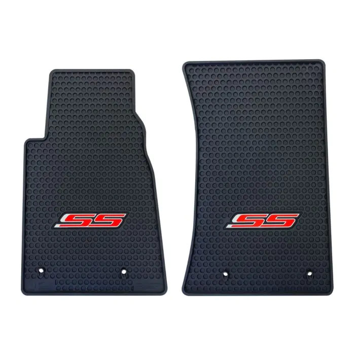 Signature Rubber Mats for Camaro 5th Generation 2010 2015 with SS Logo